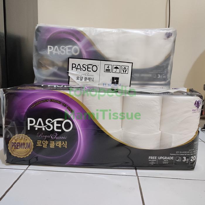 Jual Paseo Royal Classic Tissue Toilet Roll Core Emboss 20 Rolls 275 ...