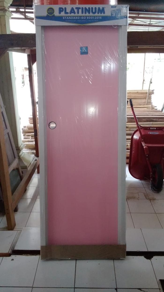 Jual Pintu Aluminium Kamar Mandi PVC - Biru Muda - Kab. Badung - Toko ...