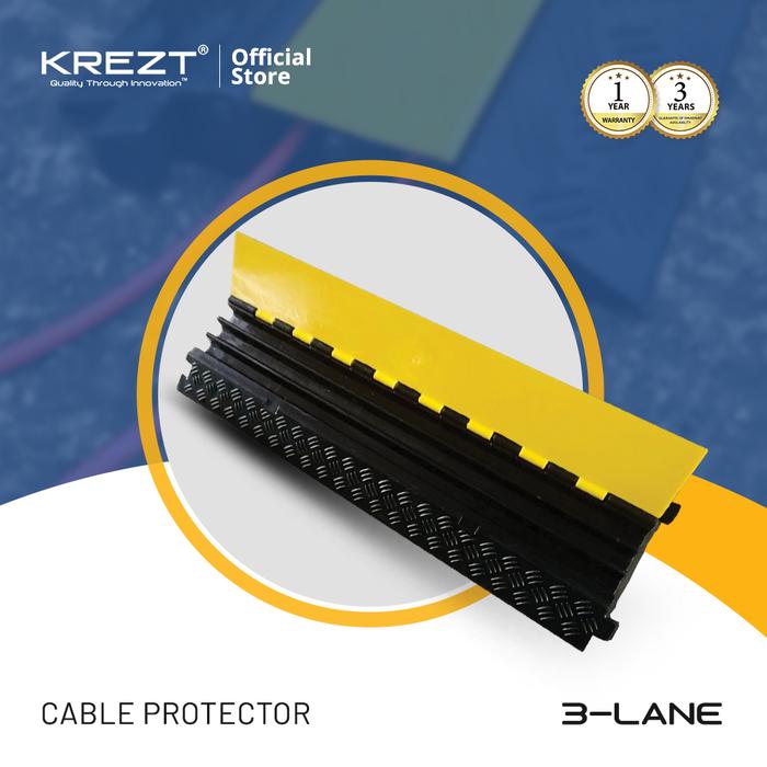 Promo SPEED BUMP KABEL PROTEKTOR KREZT 3-LINE LURUS | Tahan Beban 6 Ton ...