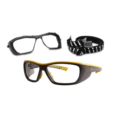 Jual UVEX SW07 Rx Safety Glasses Kacamata Safety Minus ANSI z87 - Hitam ...