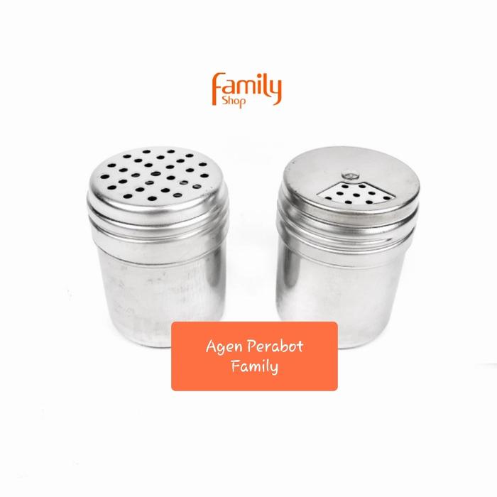Jual 1 Set Tempat Bumbu Dapur Stainless Garam Lada Salt Pepper Tusuk ...