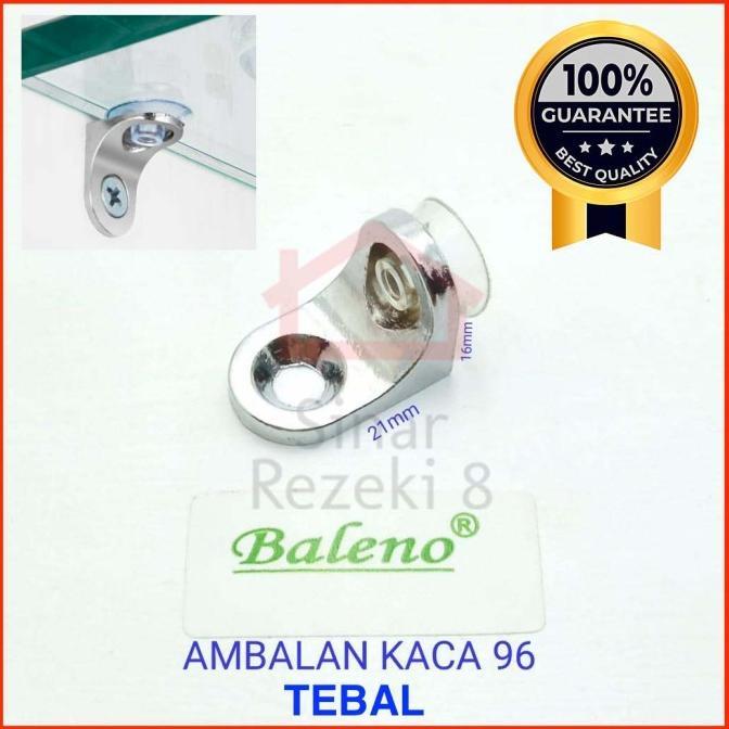 Jual Siku Ambalan Kaca Karet / Penyangga Rak Kayu Sudut Oval BESAR A88 ...