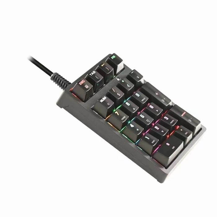 Jual Keyboard Numeric Mechanical Backlight Rgb Usb Mechanic Keypad ...