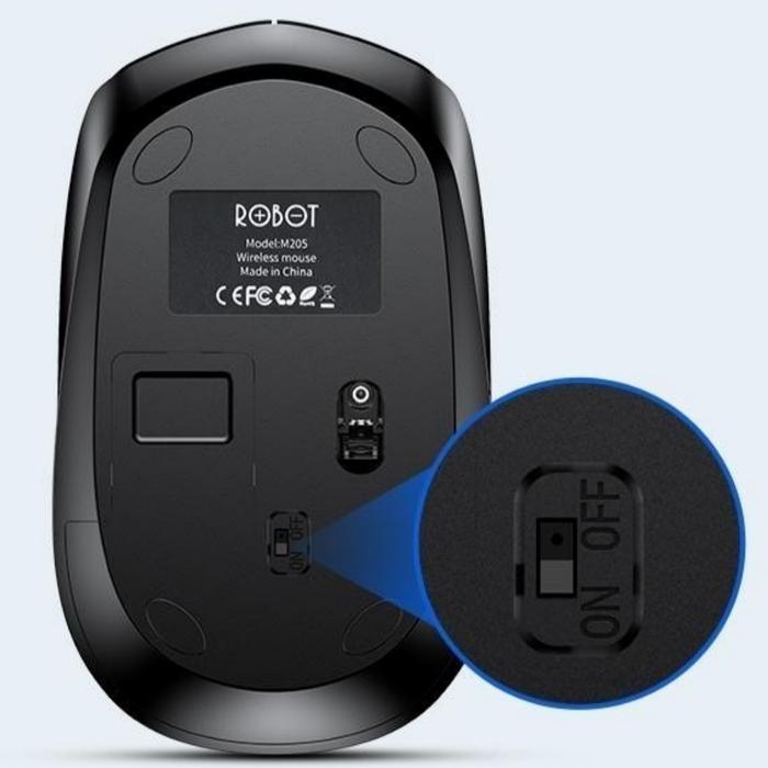 Jual Robot M205 Wireless Mouse Optical 1600 Dpi Resmi 1 Tahun - Tanpa ...