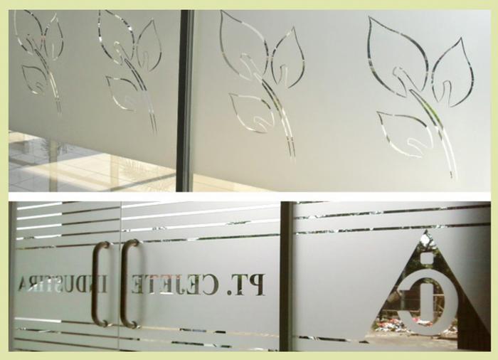 Jual custom cutting stiker sandblast - Kota Tangerang Selatan - Central ...