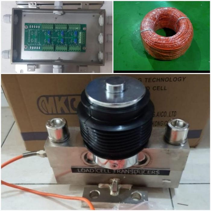 Jual LOAD CELL MK QS 30t 6unit / kabel load cell 50mtr Junction box 6 ...