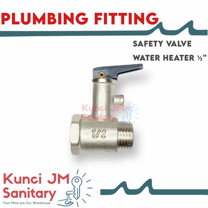 Jual Stop Kran Klep Pemanas Air Safety Valve Water Heater - Kota ...