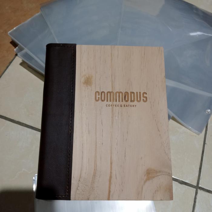 Jual buku menu cafe bahan kayu size a5 - Kota Bandung - sampul buku ...