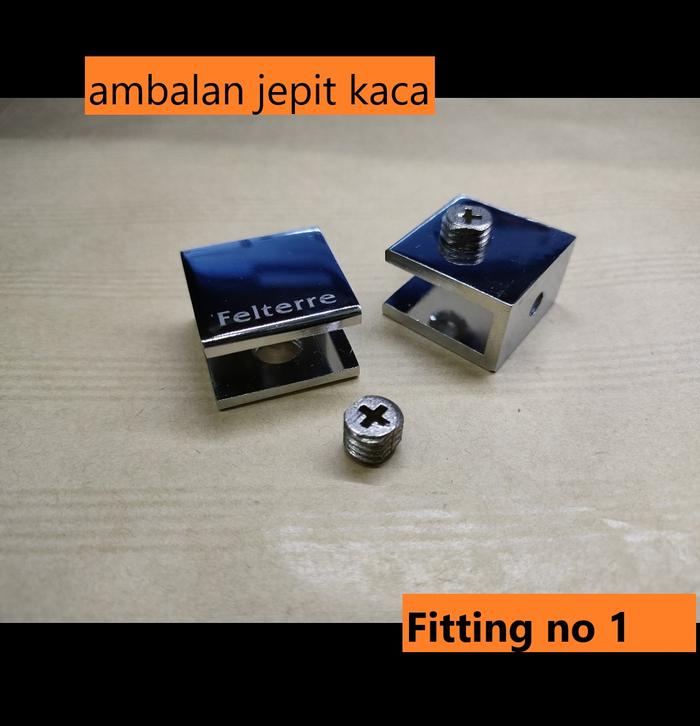 Jual KLIP JEPIT KACA WAFTAFEL FELTERRE| JEPIT AMBALAN KACA RECTANGULAR ...