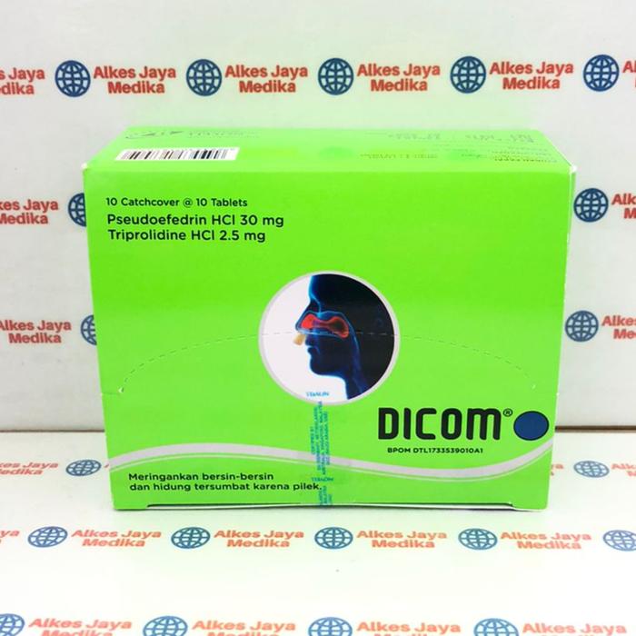 Jual Dicom Box Isi 10 Strip @10 Tablet - Obat Flu / Pilek - Kota ...