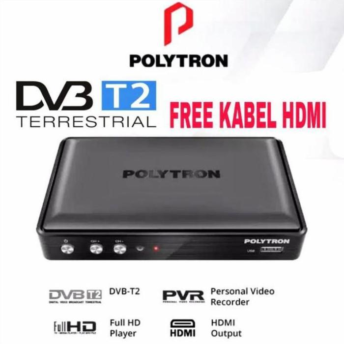 Jual tv digital set top box Polytron pdv 600T2 610T2 dvb t2 stb dvbt2 ...