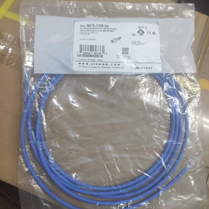 Jual PATCHCORD SIEMON CAT 6 3 METER - Jakarta Utara - LDS Jaya | Tokopedia