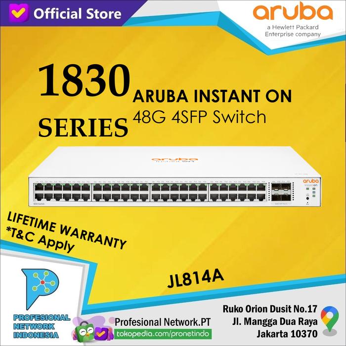 Promo HPE ARUBA JL814A Aruba Instant On 1830 48G 4SFP Switch Cicil 0% ...