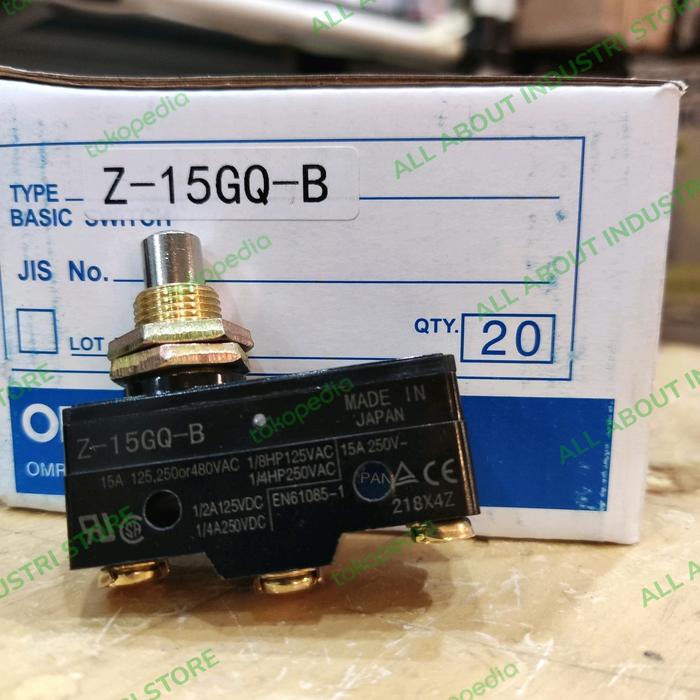 Jual LIMIT SWITCH Z 15GQ B / MICRO SWITCH Z-15GQ-B / Z15GQB HIGH QUALITY - Jakarta Barat - ALL ...