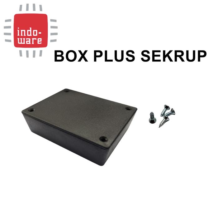 Jual BOX HITAM LM-01 KOTAK PROJEK ARDUINO10x7.5x3.5cm BOX-100x75x35LM01 ...