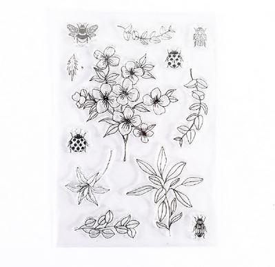 Jual Clear Stamp (Stempel Transparan/Bening) - Leaves Series_21 ...