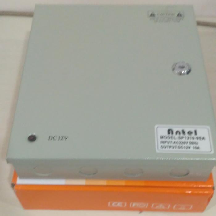 Jual Power Supply BOX untuk CCTV 12V 10A ANTEL SP1210-9SA - Jakarta ...