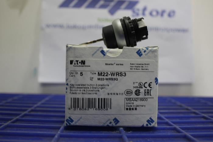 Jual Selector Switch 22mm 3Posisi Key Actuator, 216900 M22-WRS3 EATON - Kab. Bekasi - Bina ...