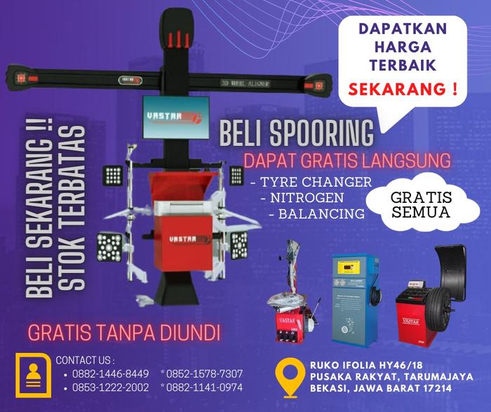 Jual mesin spooring merk VASTAR 3D Wheel Alignment / Mesin Spooring 3D ...