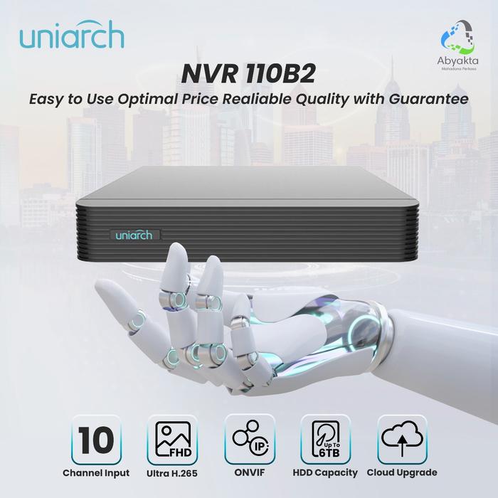 Jual Uniarch 10 channel NVR 110B2 10ch Ultra H.265 CCTV NVR110BC ...