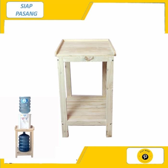 Promo Meja kayu serbaguna / Meja dispenser / Rak dispenser / Meja sudut ...