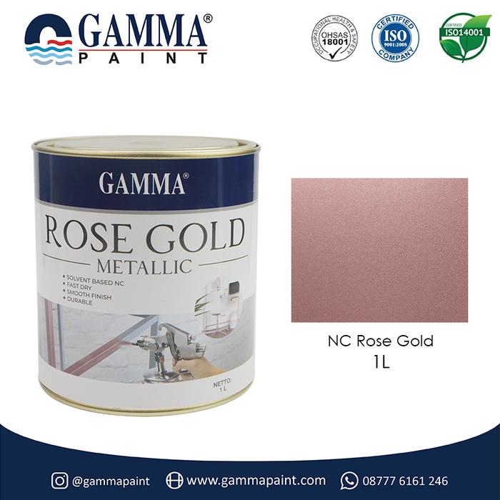 Jual ROSE GOLD METALLIC - 1L - Cat Duco Metalik NC Besi & Kayu Solvent ...