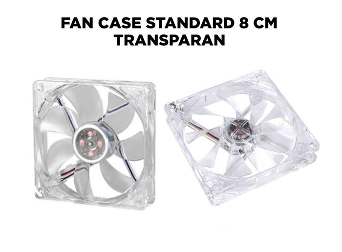Jual Fan CPU / Kipas CPU Transparan Lampu LED 8cm - Kota Surabaya ...