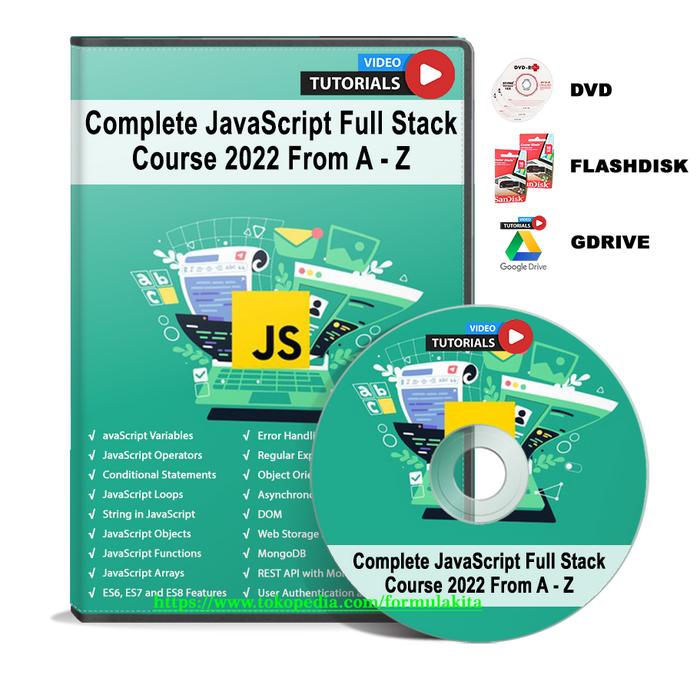 Jual VIDEO TUTORIAL COMPLETE JAVASCRIPT FULL STACK COURSE 2022 FROM A ...