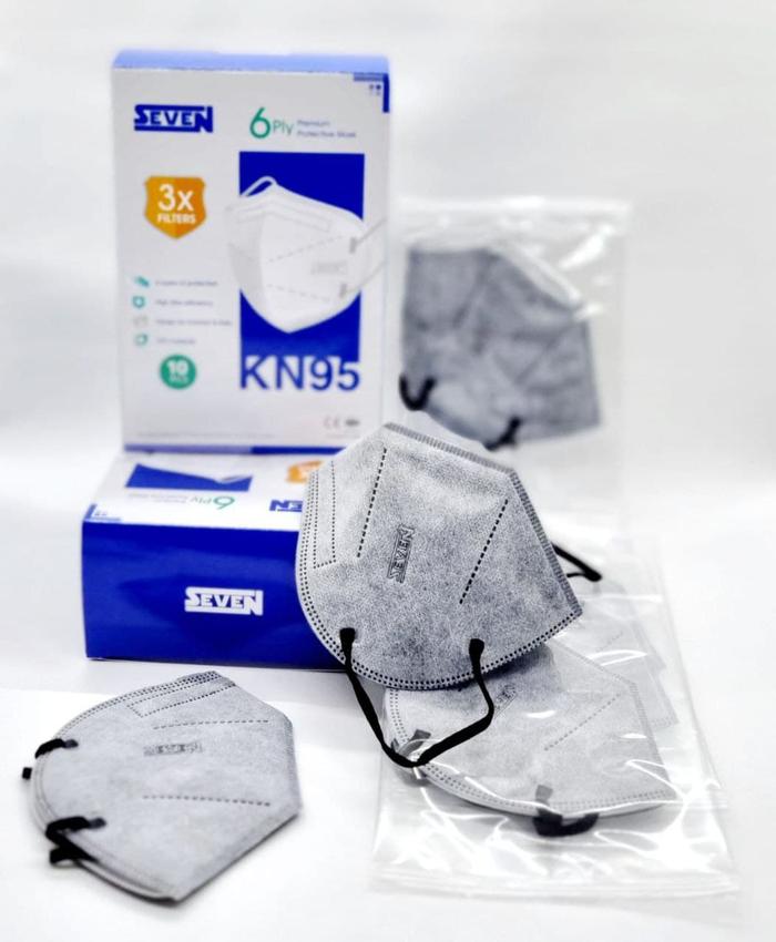 Jual Masker KN95 Seven 6ply Medis Surgical Kemenkes isi 10pcs - KN95 ...