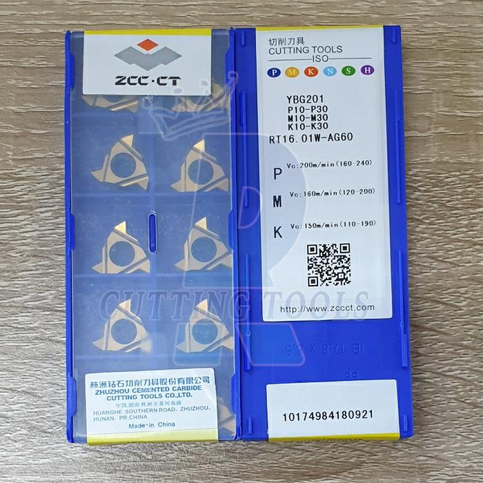 Jual INSERT ULIR RT16. 01W AG60 ZCC Original Insert Ulir Luar - Jakarta ...