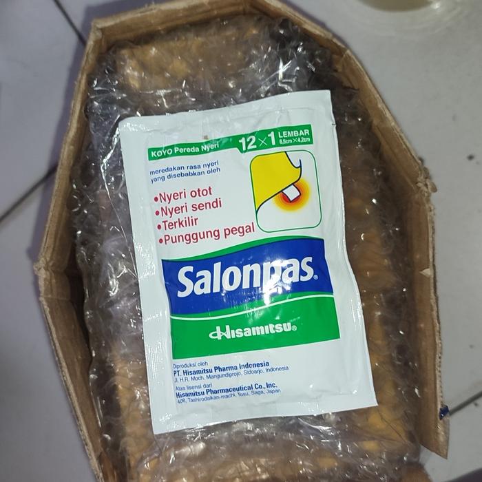 Jual Salonpas Biru Merah Hot Koyo Pereda Nyeri 1 sachet isi 1x12 lembar ...