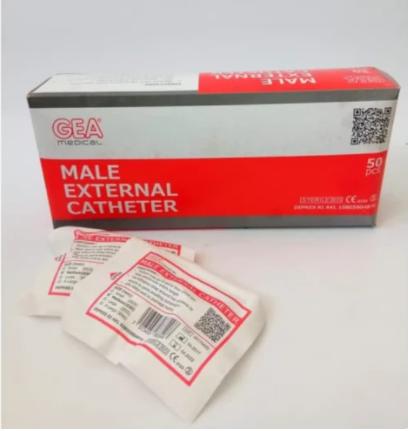 Jual GEA Medical Male External Catheter S, M & L ORIGINAL (1 Box/50 Pcs ...