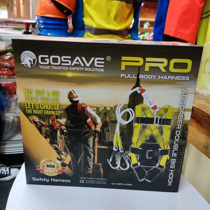 Jual Full Body Harness Double Hook Absorber GOSAVE - Jakarta Barat - Astetika Safety | Tokopedia