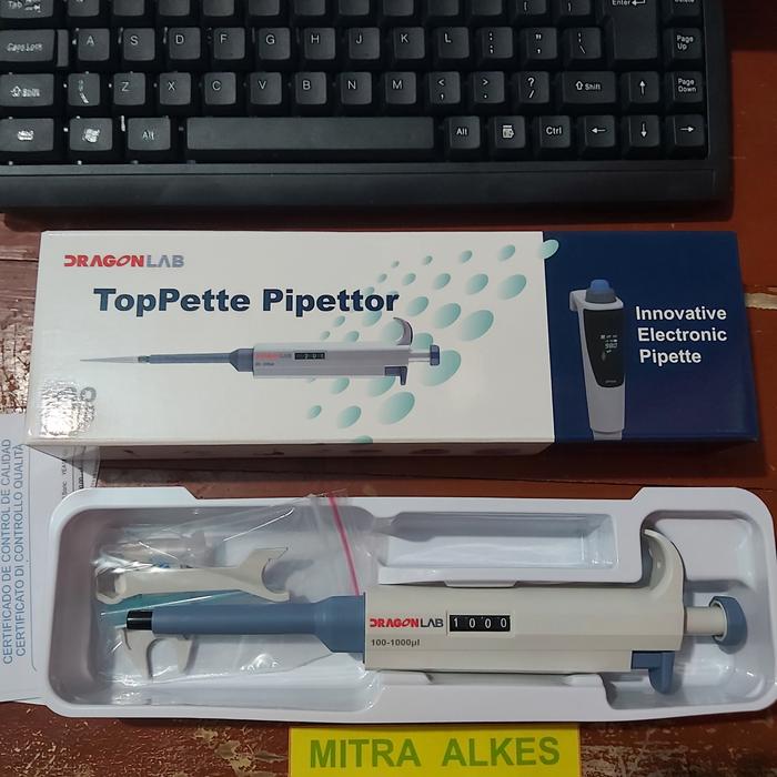 Jual Micropipette Adjustable DRAGON LAB. Mikro Micro pipet. Micropipet ...
