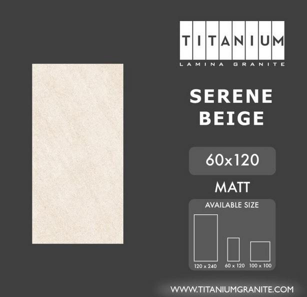 Jual Titanium Serene Beige Matt uk. 60x120 | Lamina Granite Tiles ...