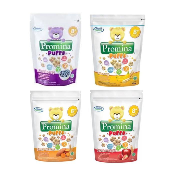 Jual Promina Puff SNACK BAYI 15 gram 8 bulan+ - StrawberryApple - Kab ...