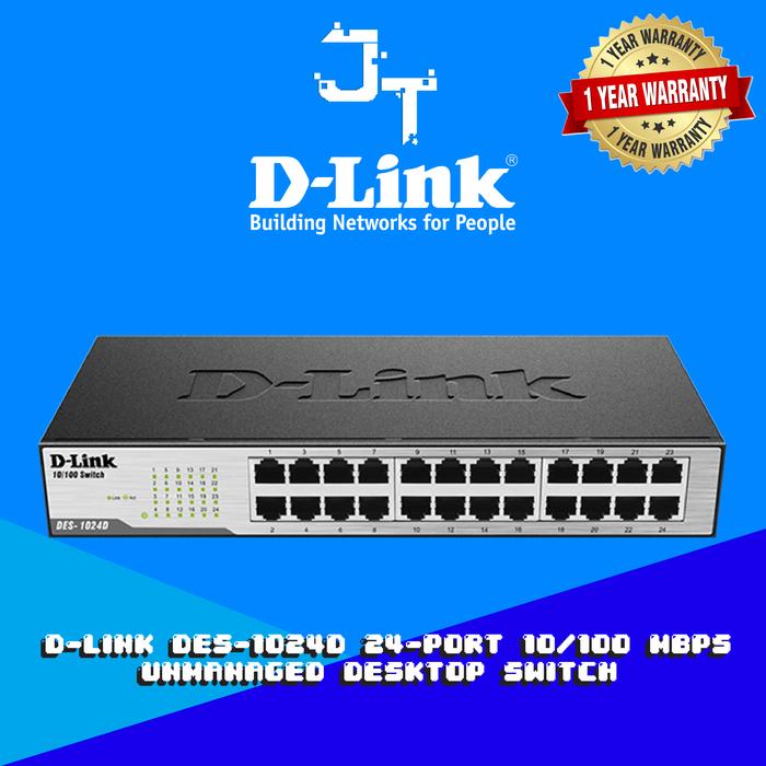 Jual D-Link DES-1024D 24-Port Fast Ethernet Desktop/Rackmount Switch ...