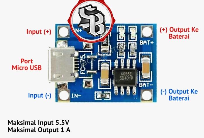 Jual Modul / Kit Power Bank Li-ion Charger Modul 5V 1A - Jakarta Pusat ...