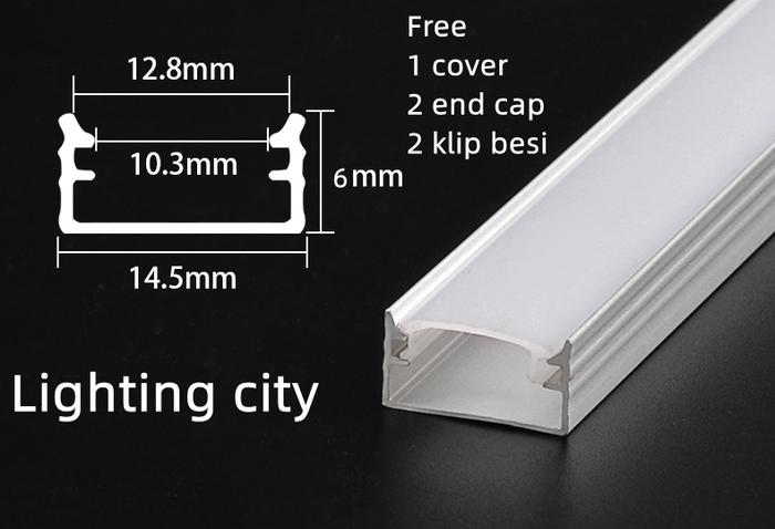 Jual ALUMINIUM LED STRIP HOUSING LED STRIP U CHANNEL - Jakarta Utara ...