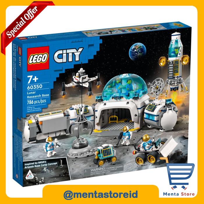 Promo LEGO City 60350 Lunar Research Base NASA Space Moon Mission ...
