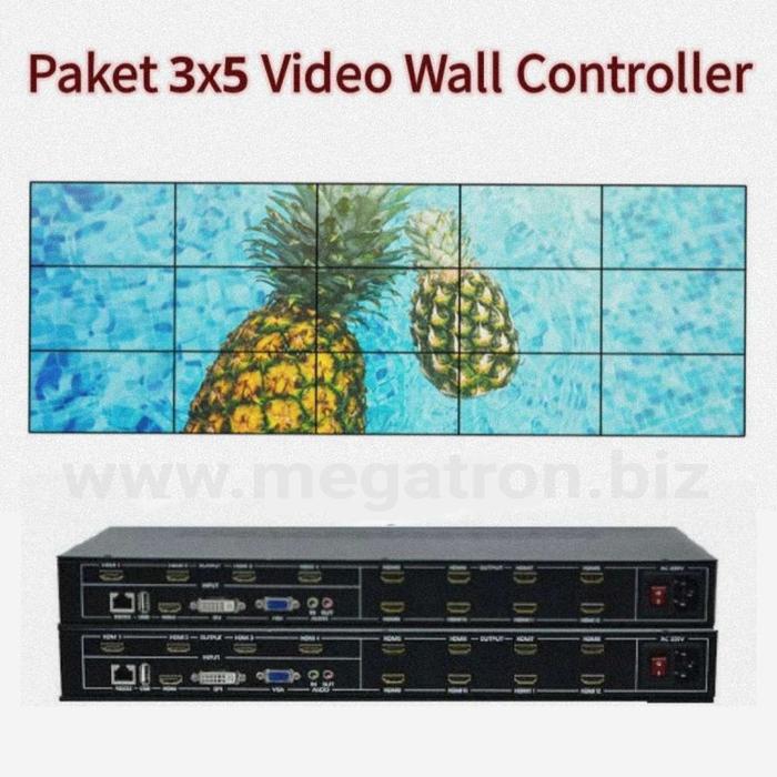 Jual Paket 3x5 HDMI Videowall Controller - untuk 15 TV Monitor ...