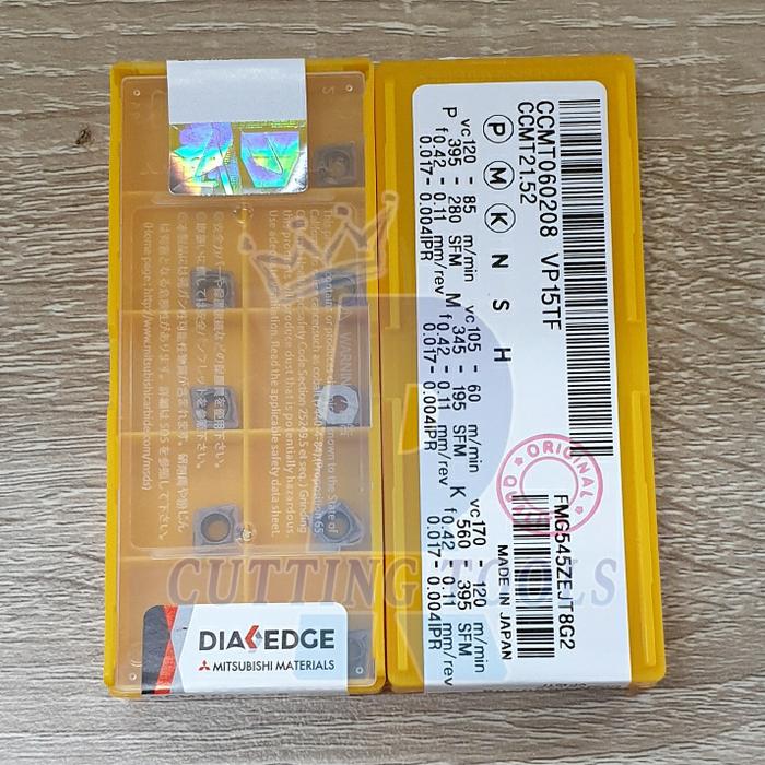 Jual Insert CCMT 060208 VP15TF Mitsubishi Original Insert Bubut - Jakarta Barat - Raja Cutting ...