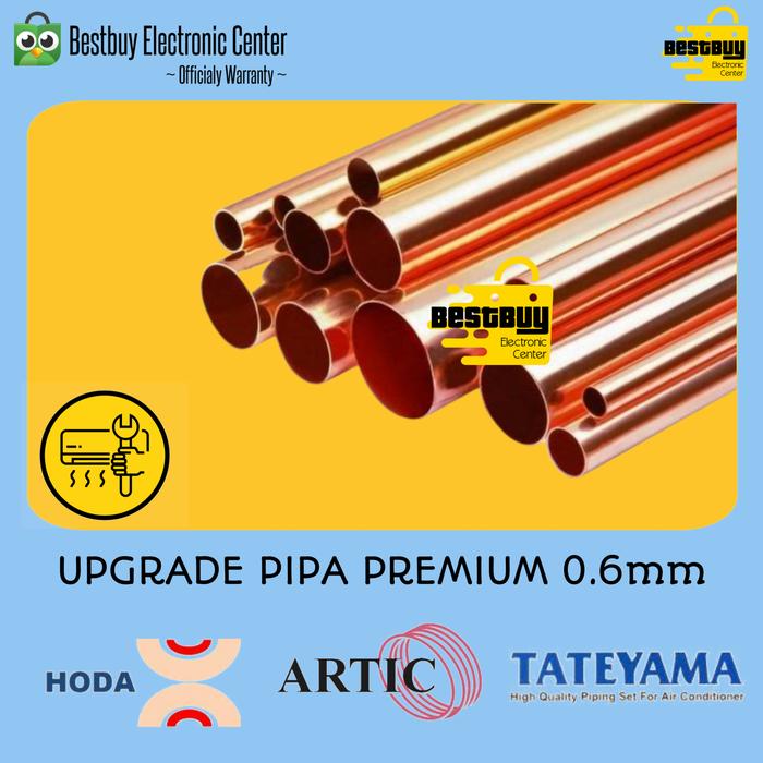 Jual Upgrade Pipa AC Premium Ketebalan 0.6mm R32 R410 /Meter Pipa 2.5pk - Kota Bekasi - Bestbuy ...