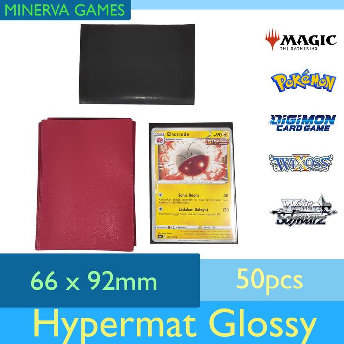 Jual Card Sleeve TCG Standart 66 x 92mm Pokemon MTG Digimon Weiss ...