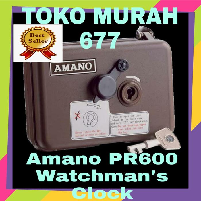 Jual Amano PR-600 Absen Security Amano Watchman's Clock Security Patrol ...