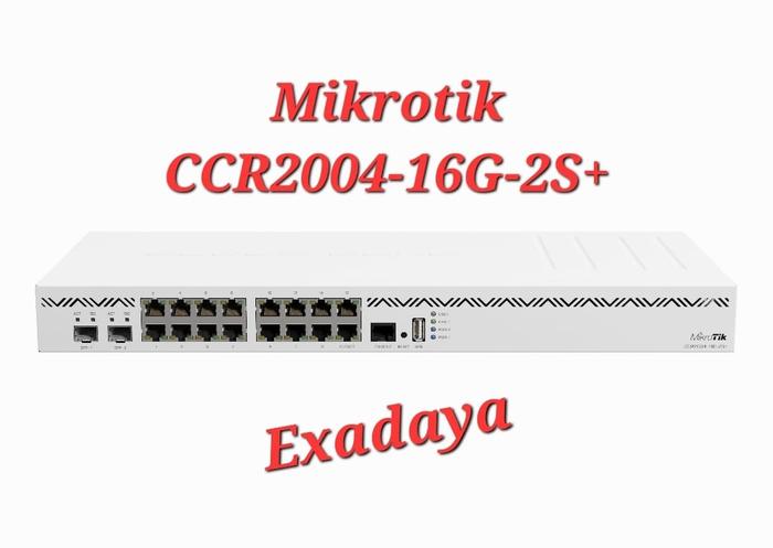 Jual MikroTik CCR2004-16G-2S+ Cloud Core Router CCR 2004 16G 2S ...