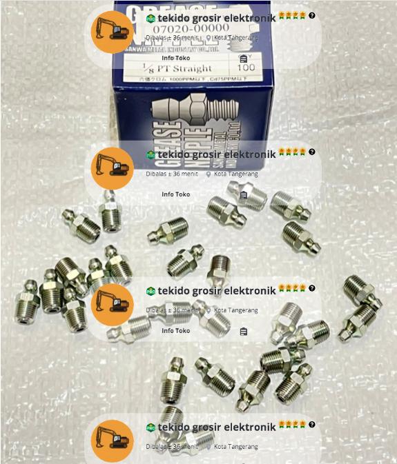 Jual NEPPLE GREASE 07020-00000 PC200 - Kota Tangerang - TRAKTOR JAYA ...