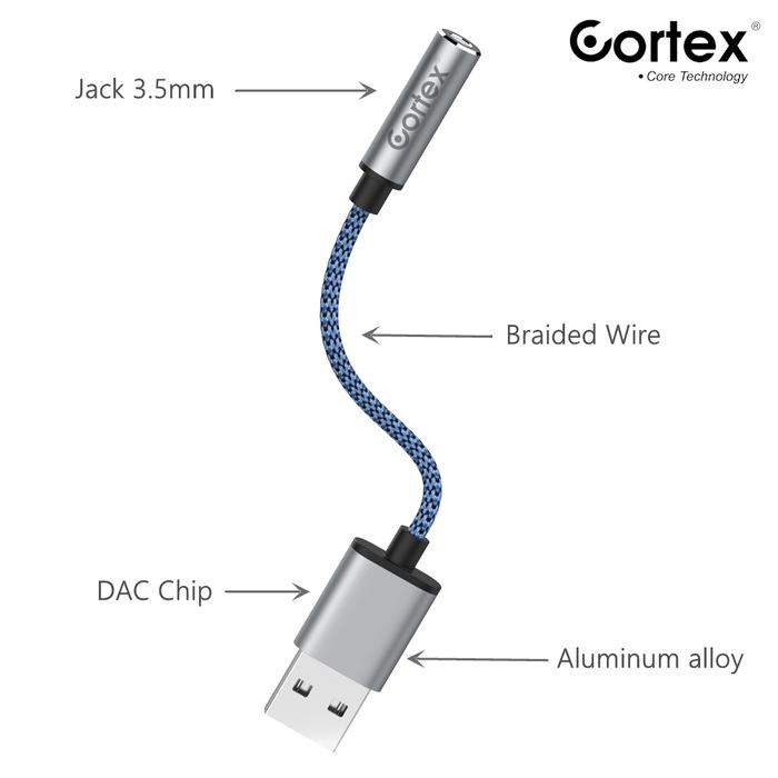 Jual Cortex Mh290 Adapter Dac Sound Card External Usb Ke Jack Audio 3 ...