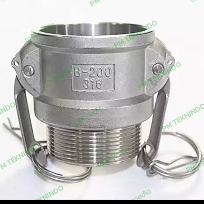 Jual Camlock Fitting / Camlock Coupling SS 316 Type B Ukuran 6"(inch ...