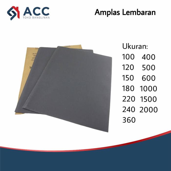 Jual AMPLAS LEMBARAN EAGLE / AMPLAS HALUS / AMPLAS KASAR - 1000 - Kota ...